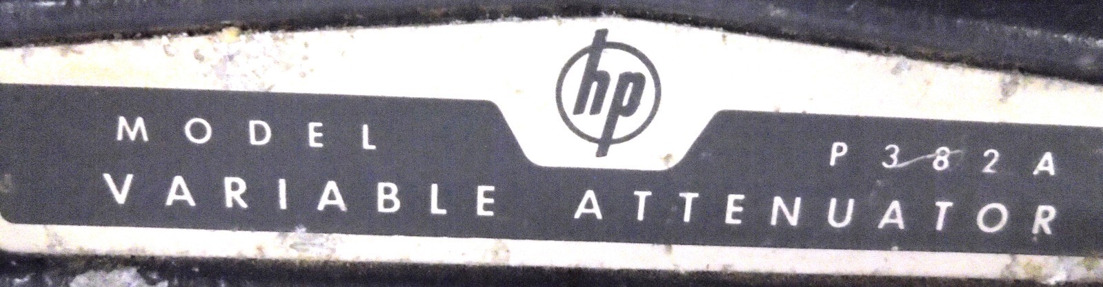 Hewlett Packard HP Variable Attenuator P382A for sale online | eBay