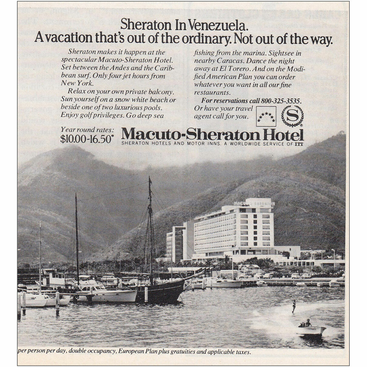 1972 Sheraton Macuto Hotel: Out of the Ordinary Vintage Print Ad | eBay