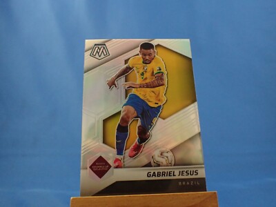 Gabriel Jesus Mosaic Premier League Soccer 2021-22 Silver Prizm | eBay