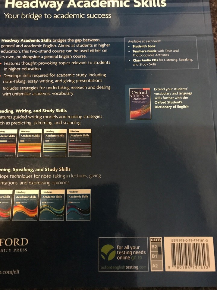 HEADWAY Academic Skills Level 3 Reading, Writing & Study Skills ...