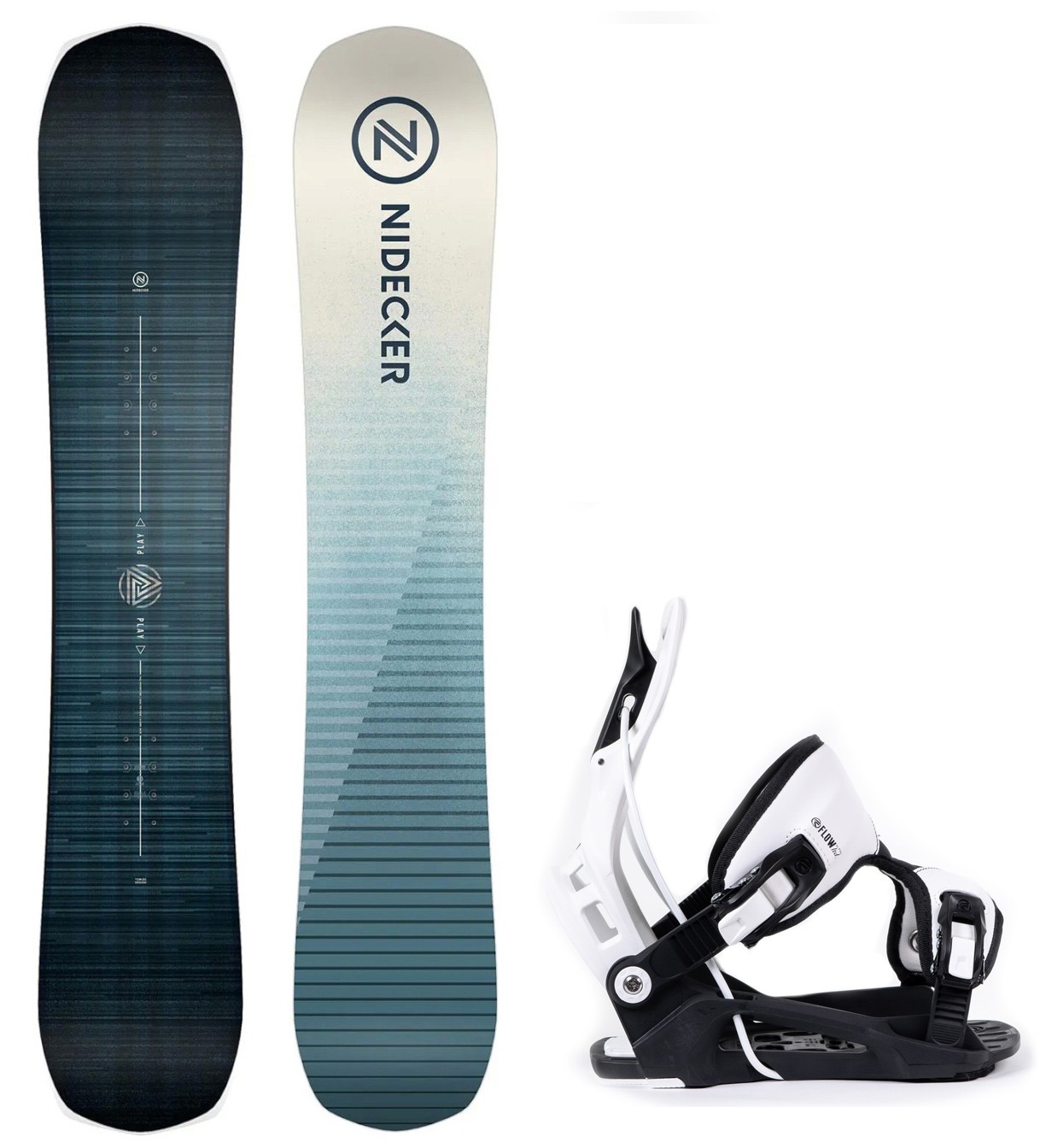 2026 Nidecker PLAY 156 cm All Mountain Men's Snowboard+Flow Alpha ...