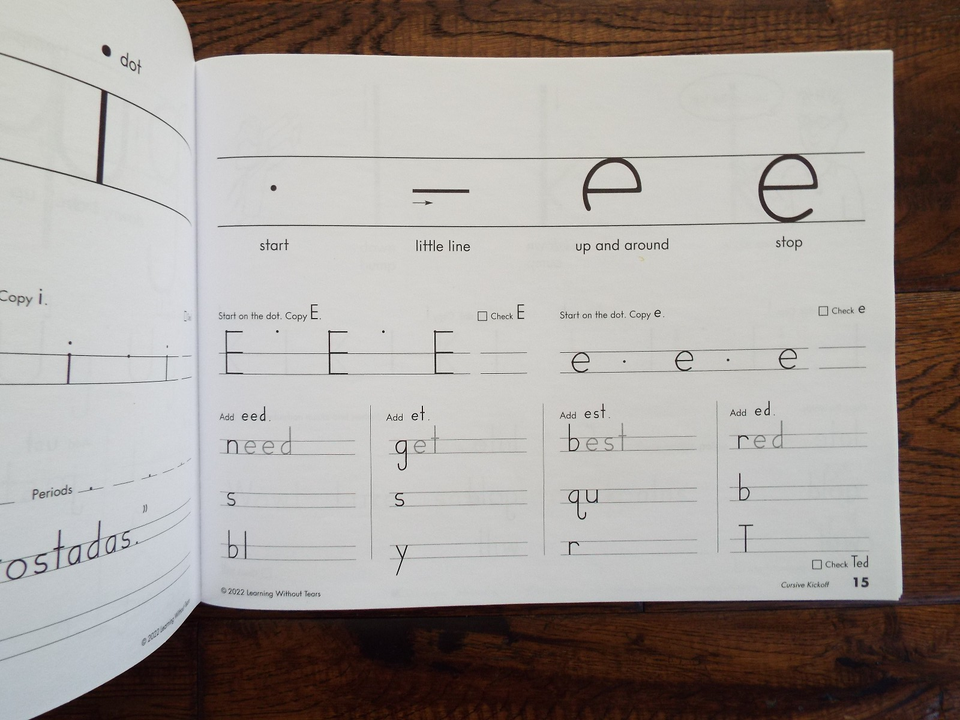 Handwriting Without Tears Cursive Kickoff Student Workbook | eBay