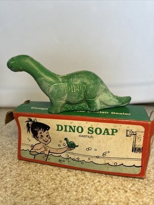 1960s Sinclair Dino Soap Gas Oil Service Station Giveaway Brontosaurus Dinosaur | eBay