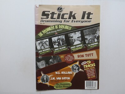 Stick It Magazine Drummers #13 Ron Tutt Dick Richards Jerry Allison ...