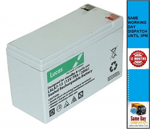 MOUNTFIELD Replacement Battery 12v 7Ah - 118120010/0 Models: 827H 827M ...