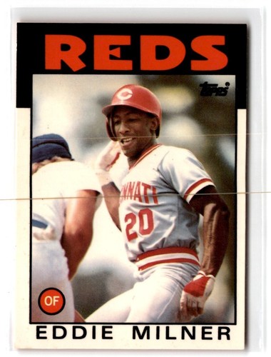 1986 Topps Tiffany Eddie Milner #544 Cincinnati Reds Baseball Card | eBay
