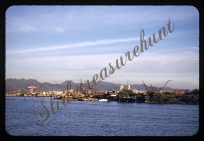 Hawaii Pearl Harbor Cranes 1950s 35mm Slide Red Border Kodachrome | eBay