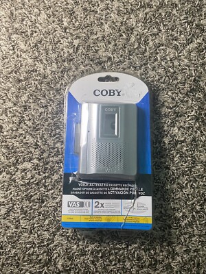 Coby CXR60 VAS Voice Activated Cassette Recorder Player NEW (Damage To ...