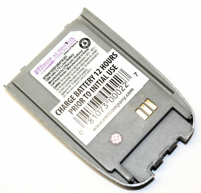UTStarcom BTR8610 3.7V Cellphone Battery for Audiovox 8610 8930 8910 ...