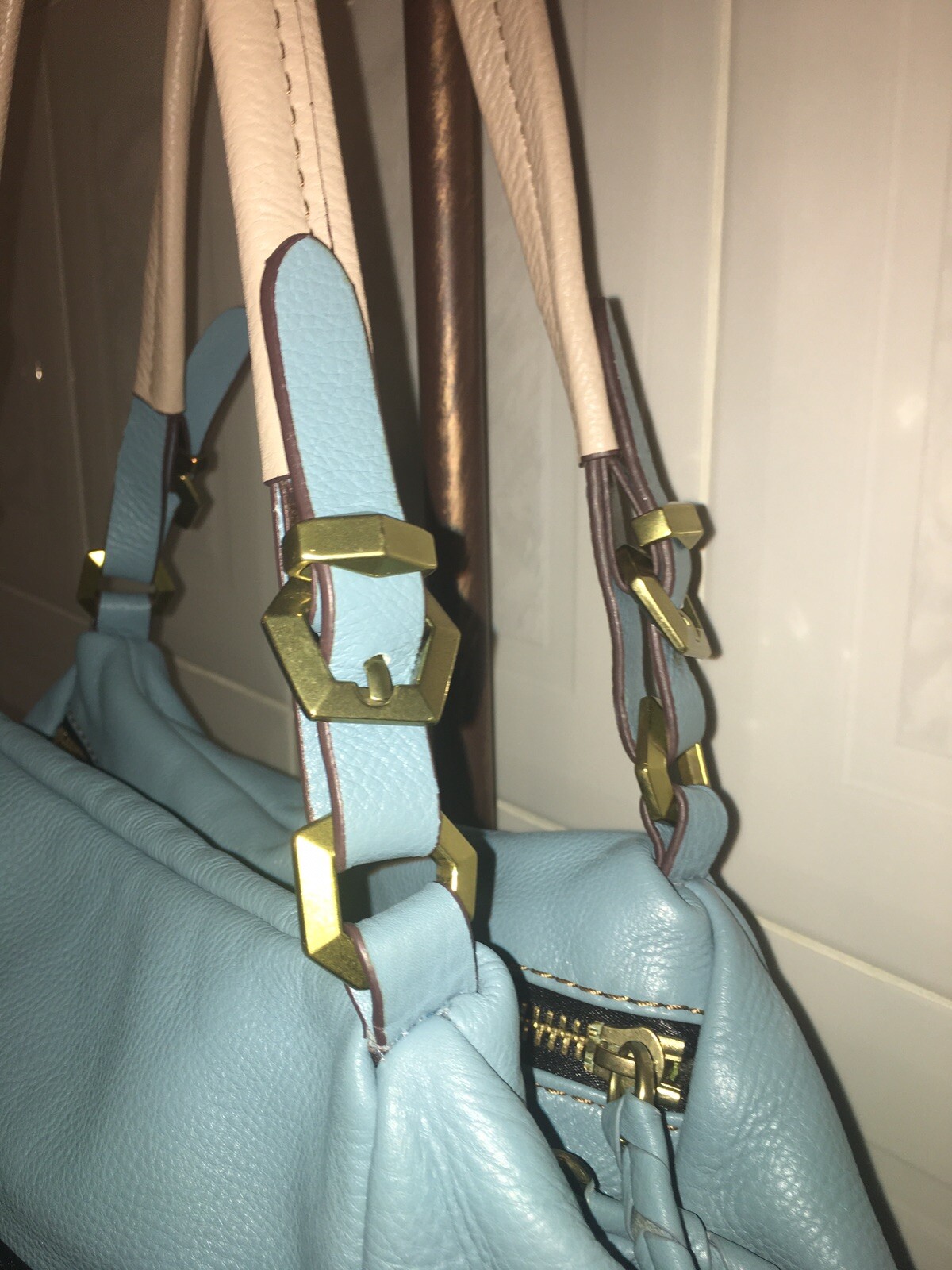 Or Yany Large Satchel/Shoulder Bag Turquoise With Dust Bag | eBay