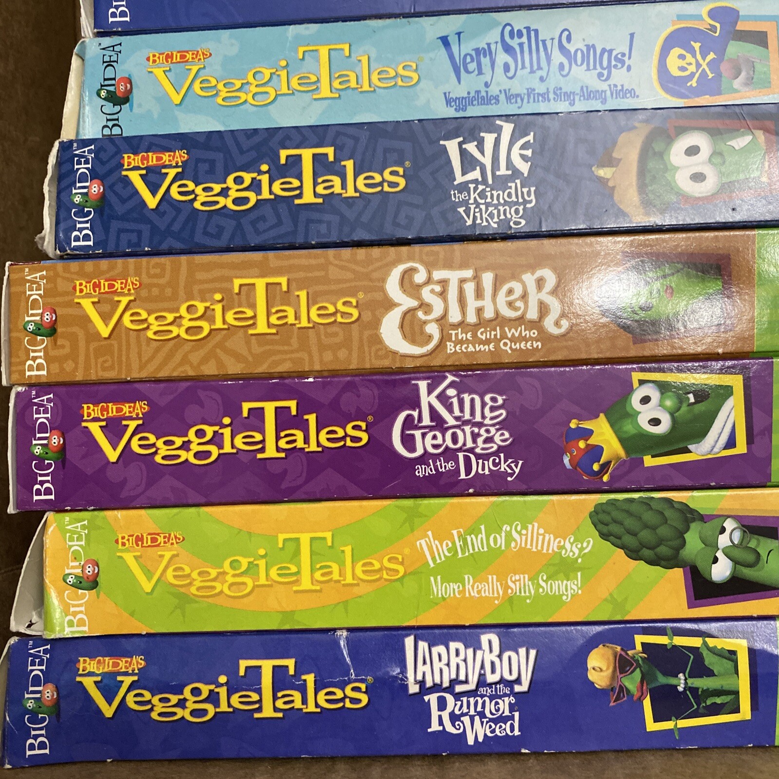Lot of 12 Veggie Tales VHS Tapes Larry Boy & | Grelly USA