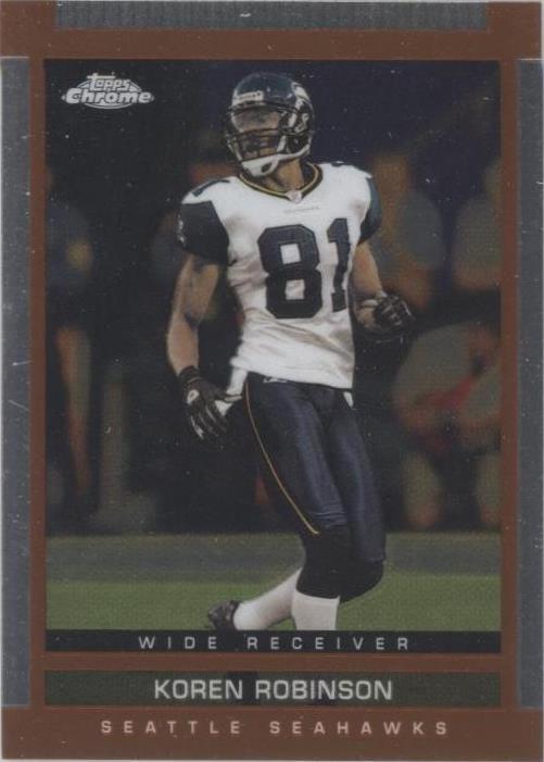 2003 Topps Draft Picks & Prospects - Koren Robinson #104 Chrome for ...