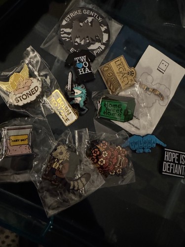 enamel pin grab bag including various brands. A variety of styles | eBay