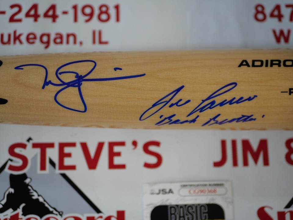 JOSE CANSECO & MARK MCGWIRE SIGNED RAWLINGS BAT WITH "BASH BROTHERS ...