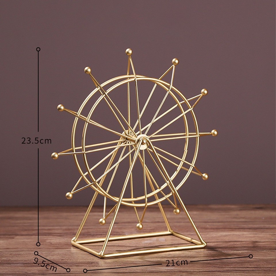 Contemporary Gold Wheel Decor Eye Catching Accent for Home and ...