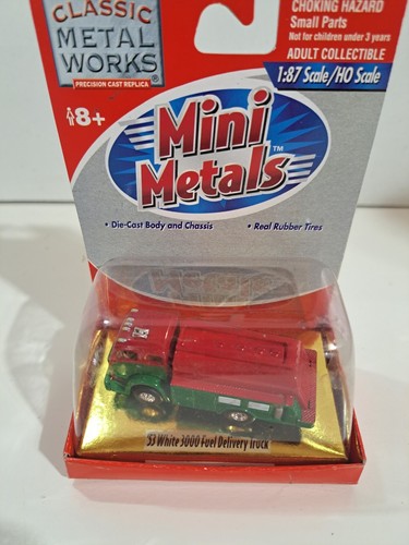 NIP CMW Mini Metals 30112 HO 1:87 Die Cast 1953 White 3000 Fuel ...