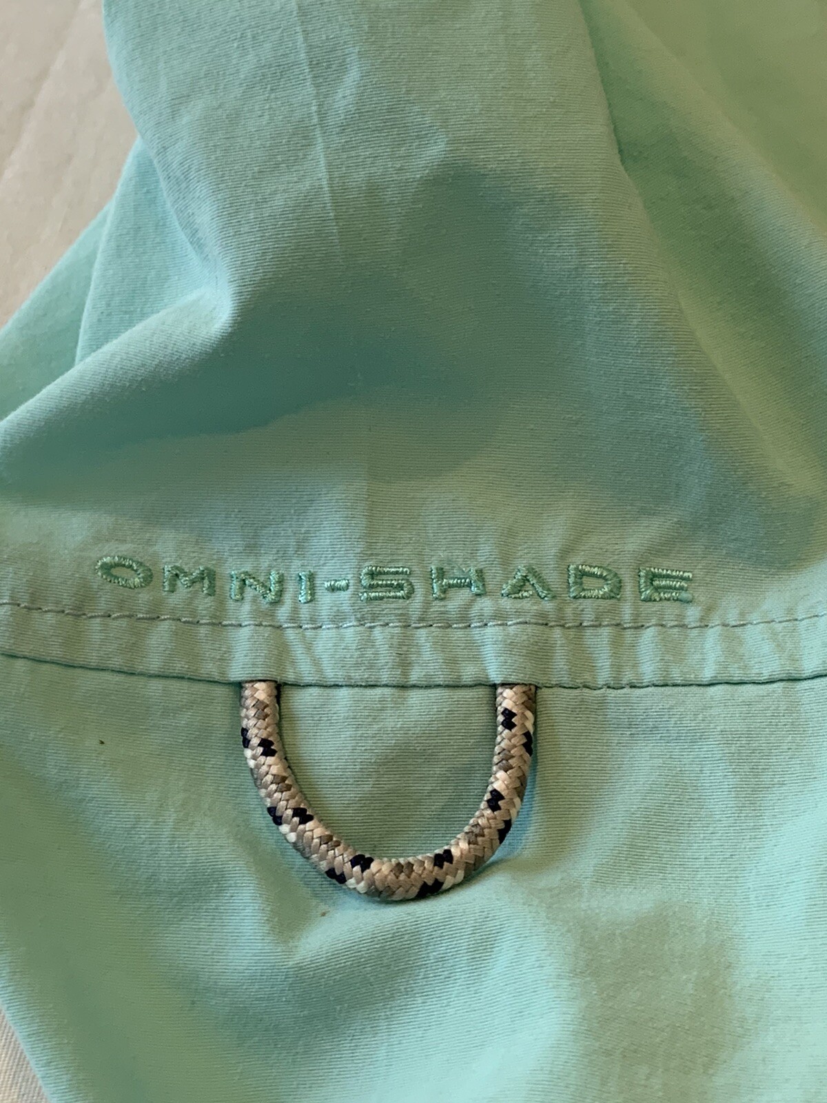 Mens Columbia Turquoise Blue PFG L/S Vented Fishing Utility Shirt Sz ...