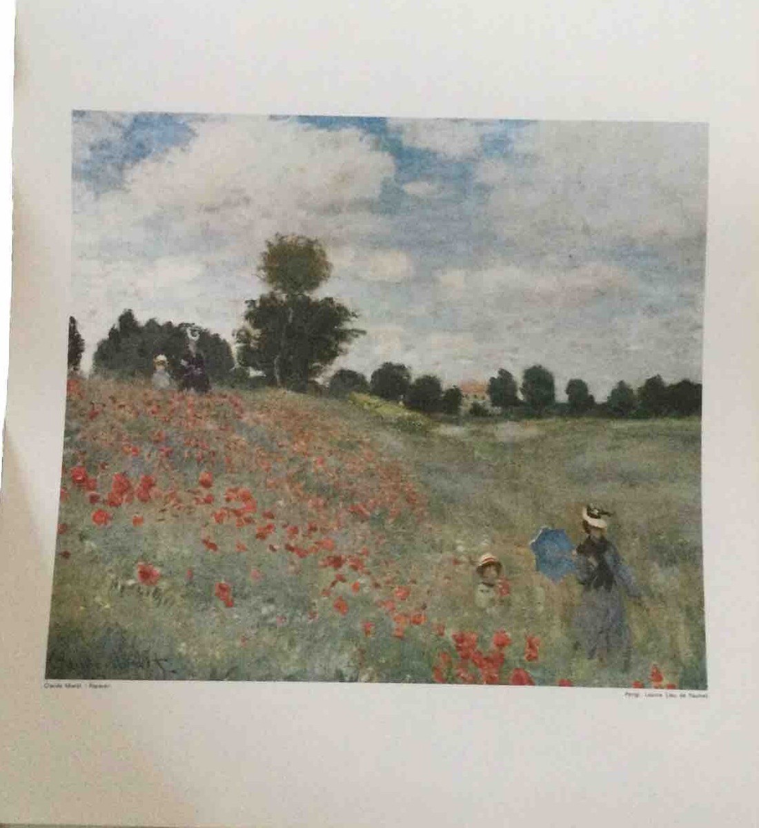 Papaveri Di Monet Campo Di Papaveri Von Claude Monet | Wandbilder Von
