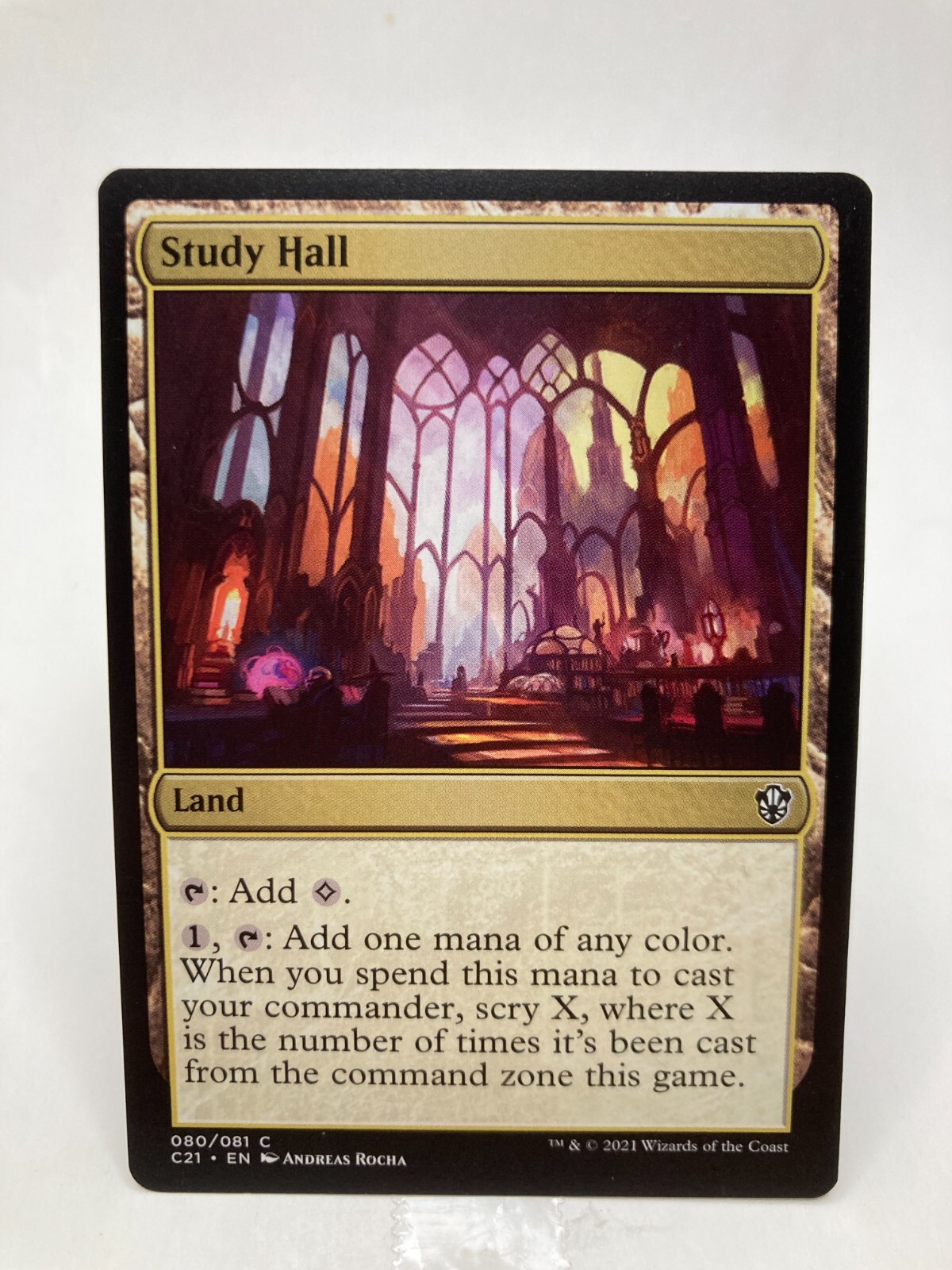 Study Hall NM/M* Strixhaven Commander ENGLISH 080/081 mtg -UnltdCards ...