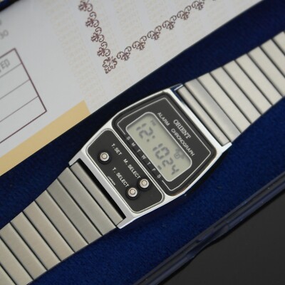 Vintage ORIENT Digital Quartz Men's Dress Watch 1978 Original Box G ...