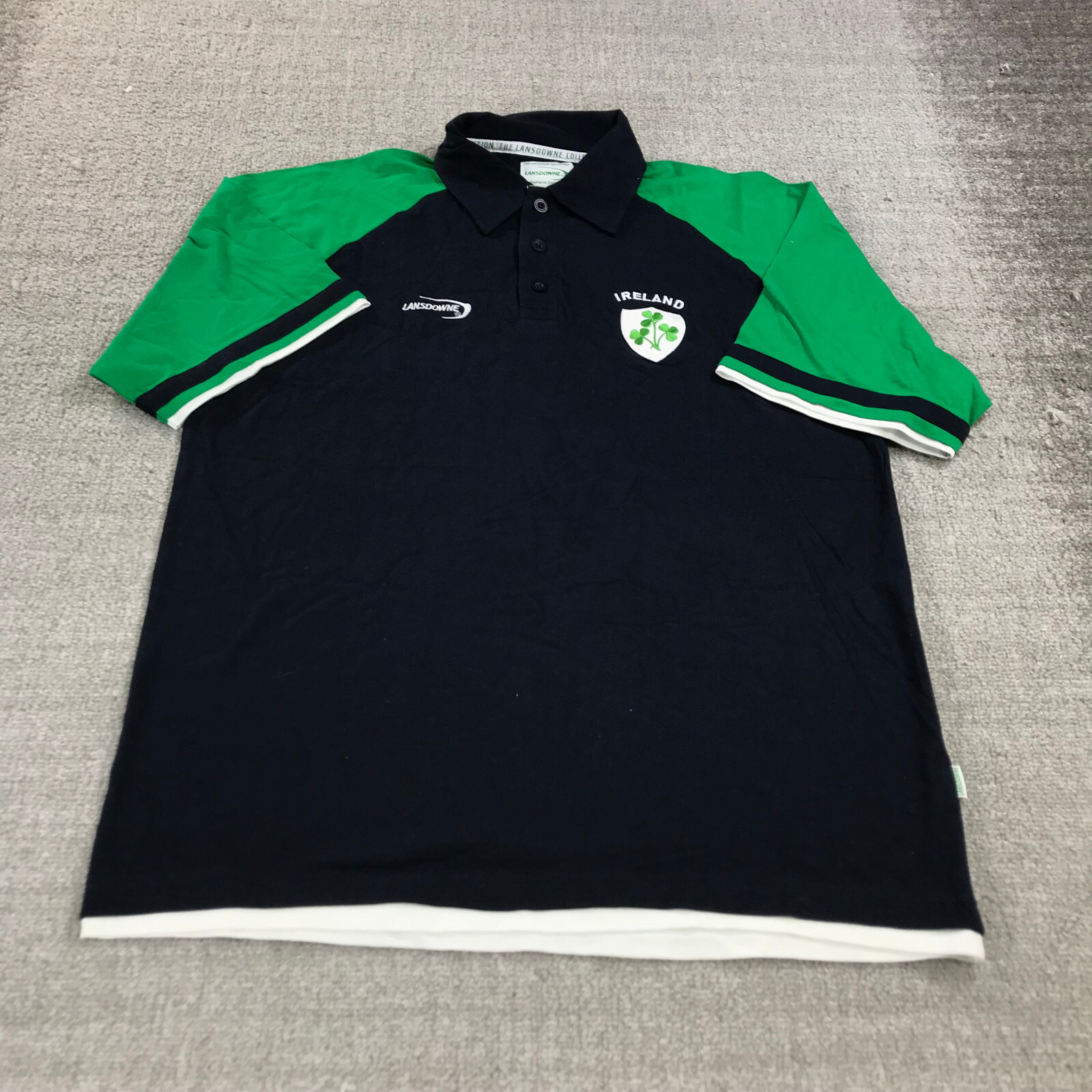 Lansdowne Polo Shirt Mens Extra Large Embroidered Ire… - Gem