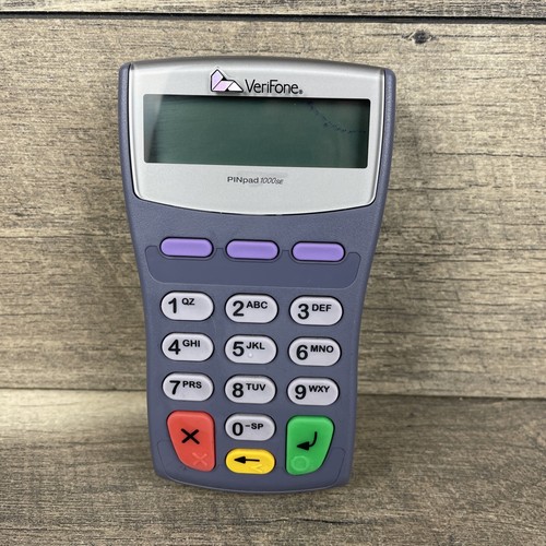 Verifone Pinpad 1000se Unisex Adult Plastic Black 6-14VCD Handheld ...