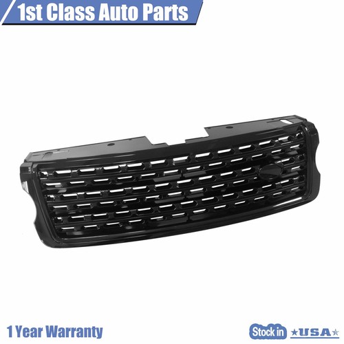 Front Black Grille Grill For 2013-2017 Land Rover Range Rover Gloss ...