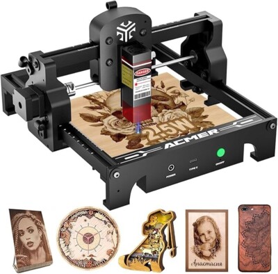 Mini Portable Laser Engraver with 2.5W Laser Head Logo Laser Engraving ...