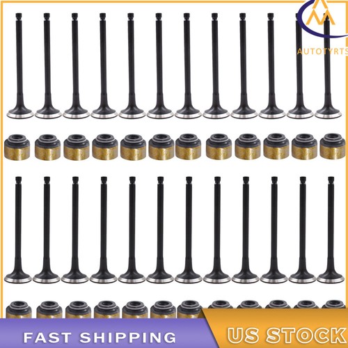 24×Intake Exhaust Valves For Hyundai Tucson Tiburon Kia Sportage 2.7 ...