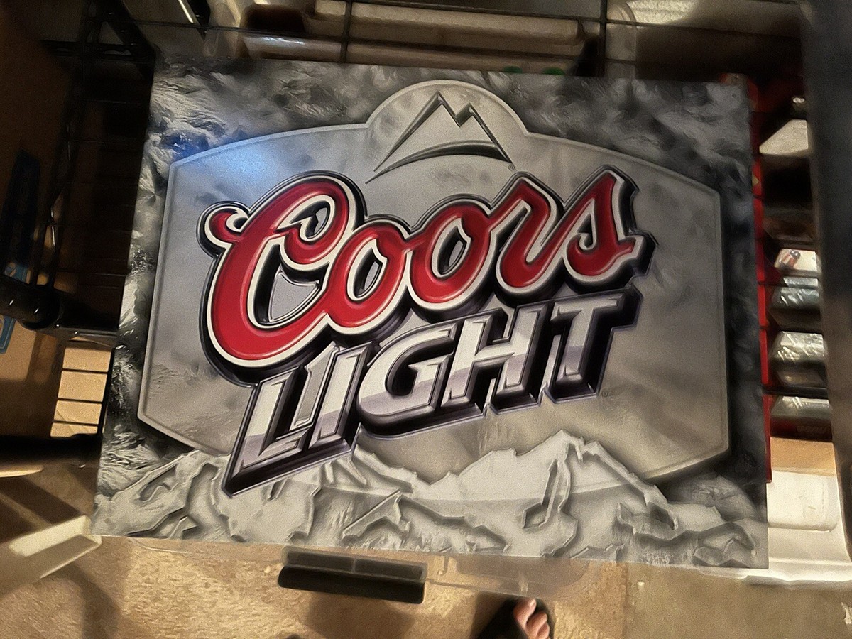 Coors Light Metal Signs Coors Light Beer Silver Bullet Tin Sign