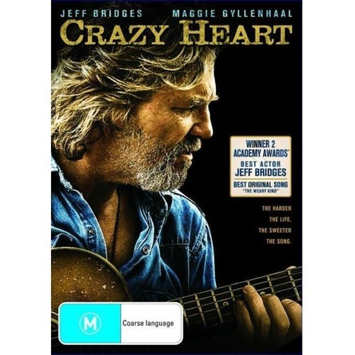 Crazy Heart (DVD, 2009) PAL Region 4 (Jeff Bridges, Maggie Gyllenhaal ...