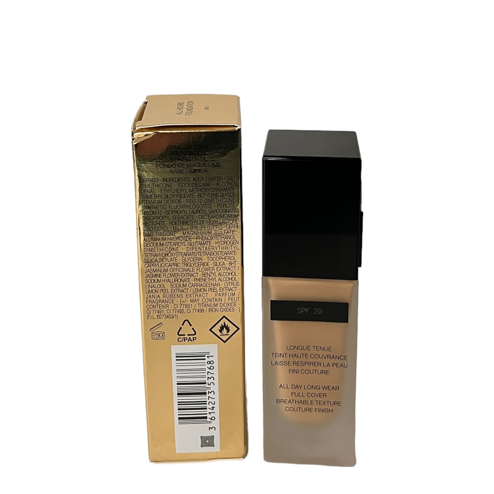 YSL Beauty All Hours Foundation SPF 20 MN1 0.84 fl oz | eBay.de