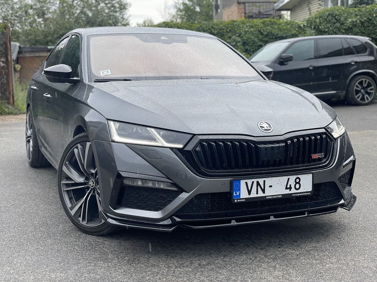 Front Bumper spoiler splitter skirt valance For Skoda Octavia RS vRS NX ...