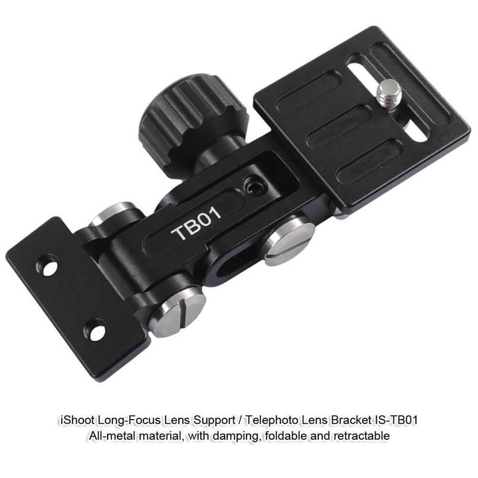 Long-Focus Lens Bracket Support for Camera Quick Release Plate Tripod ...