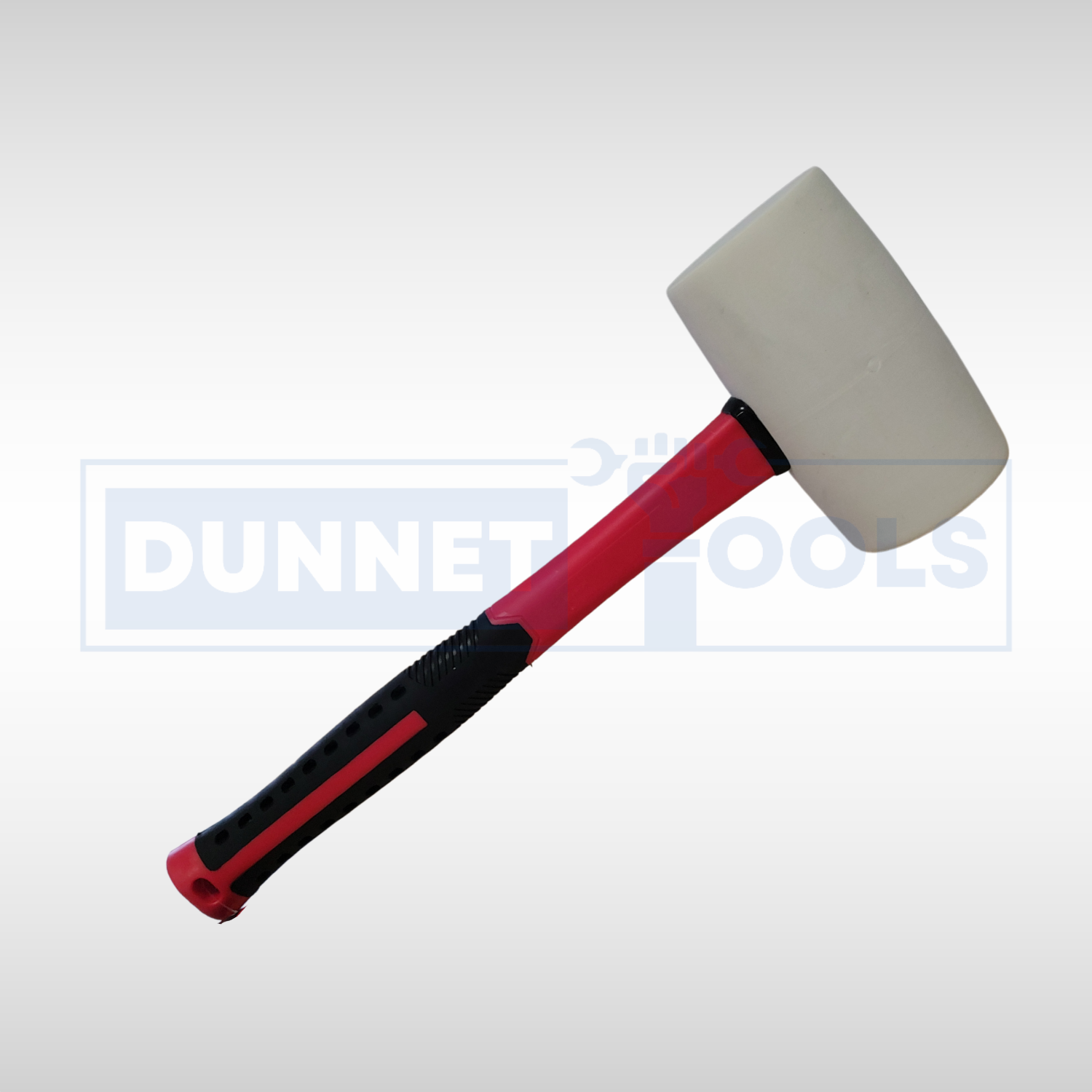 Heavy Duty Rubber Mallet 32oz Large Hammer White Grip Handle Window ...
