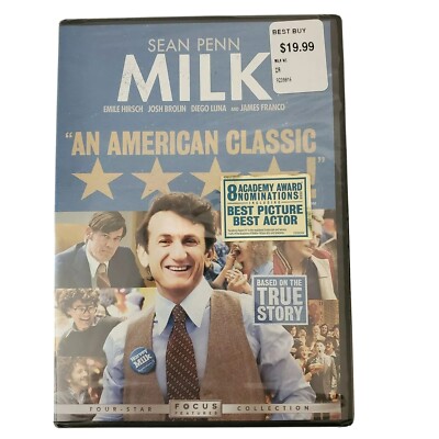 Milk DVD An American Classic Movie Sean Penn True Story Biography ...