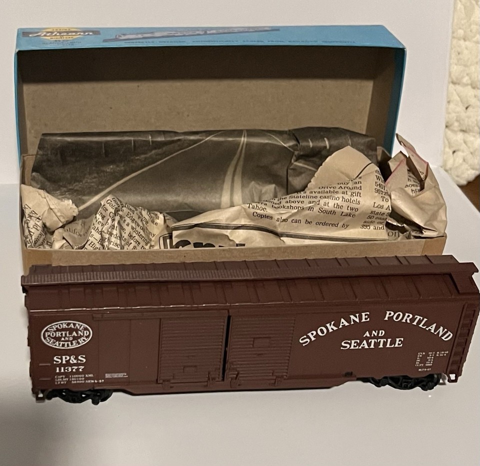 athearn blue box freight car Spokane Portland And Seattle 1210 | eBay