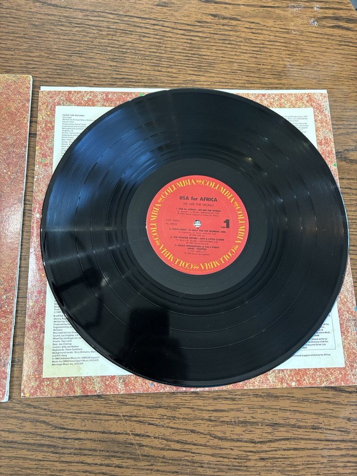 We Are The World Vinyl Michael Jackson Prince Billy Joel Various 1985 ...