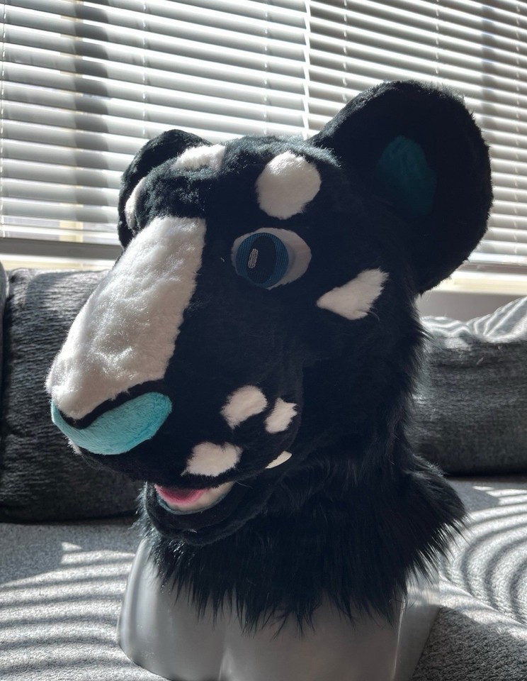 Sabertooth Fursuit head With Hand Paws | eBay