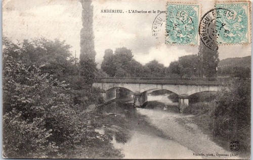 01 AMBERIEU old postcard [REF 52693] | eBay