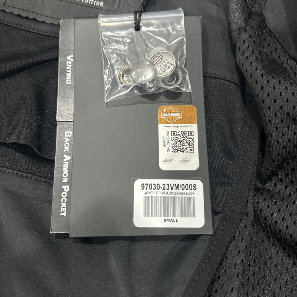 Harley Davidson 120th Anniversary Leather Jacket Mens 97030-23VM Size ...