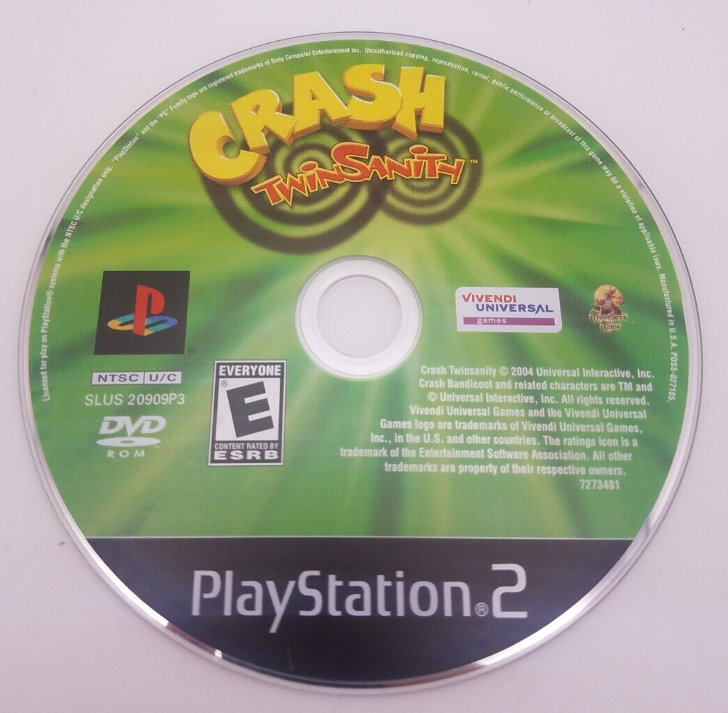 Crash Twinsanity PS2 (Sony PlayStation 2, 2004) *Complete* 20626721820 ...