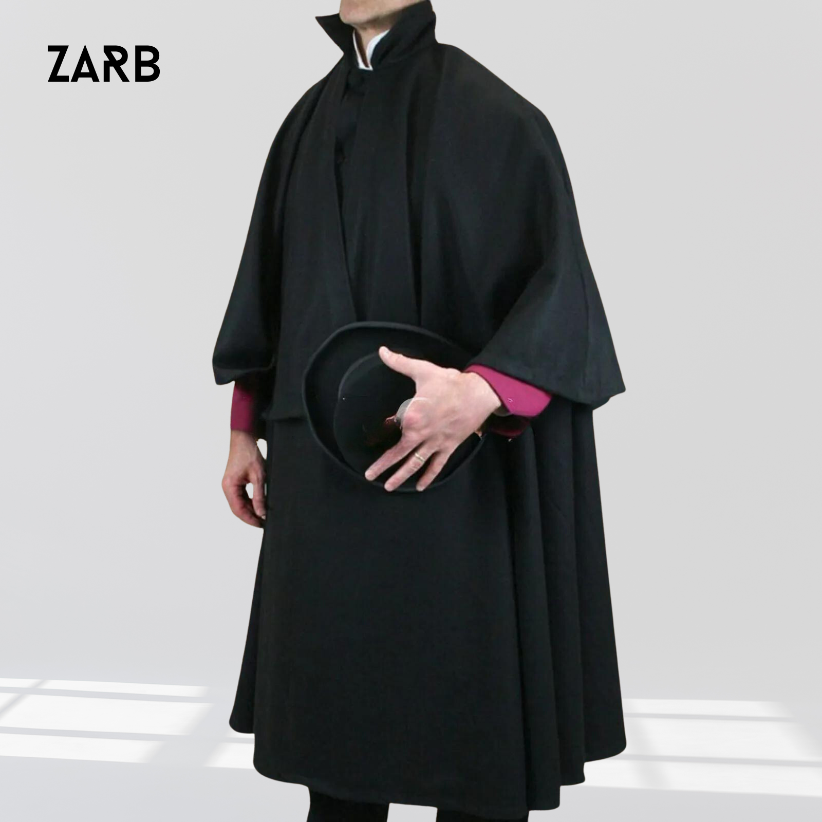 Victorian Style Inverness Cape Coat - Vintage Wool Cloak Men Gothic ...