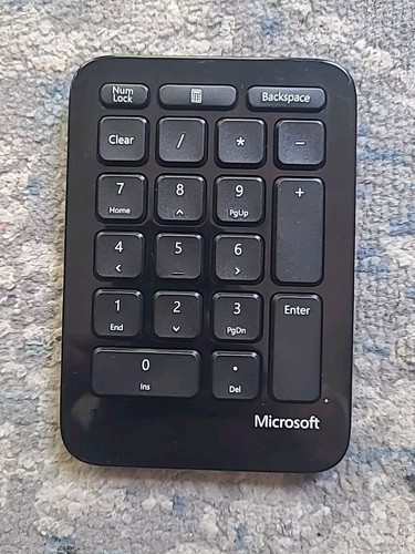 Microsoft 1558 Sculpt Ergonomic Number Key Pad Bluetooth | eBay