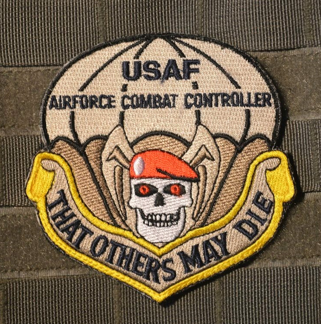 Usaf Cct Logo COMBAT CONTROL TEAM CCT XL BADGE PIN US AIR FORCE AFSO
