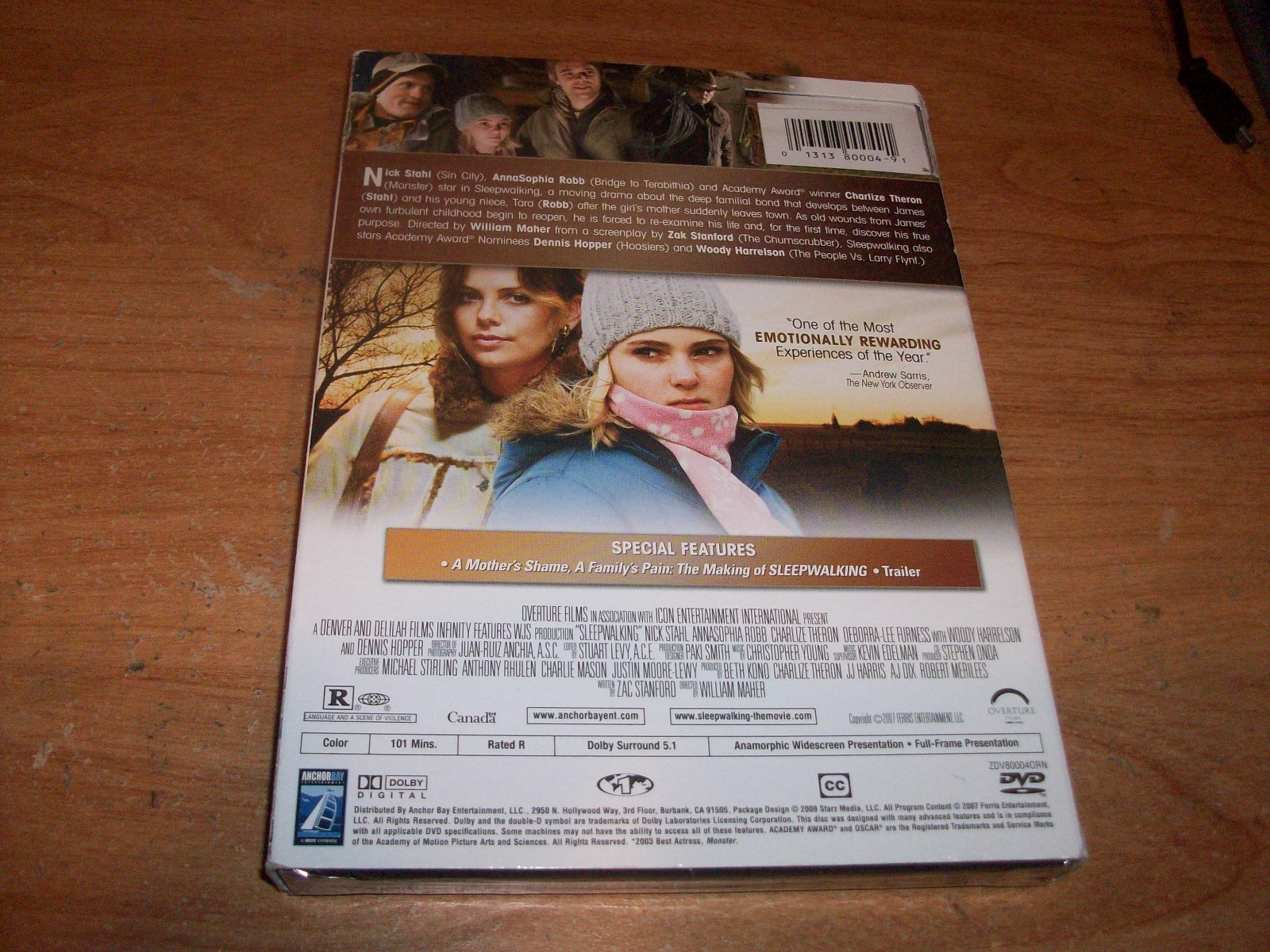 Sleepwalking (DVD, 2008) Anna Sophia Robb Charlize Theron Drama Movie ...