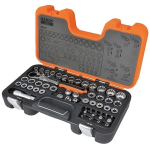 NEW Bahco Metric Go Thru/Through/Pass Multi Drive Ratchet Socket Set ...