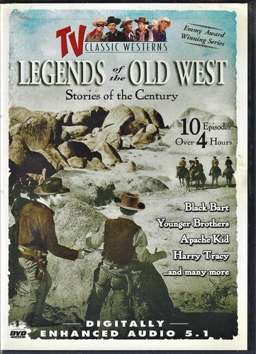 TV CLASSIC WESTERNS "LEGENDS OF THE OLD WEST" ~ 10 EPISODES; 4 HOURS ...