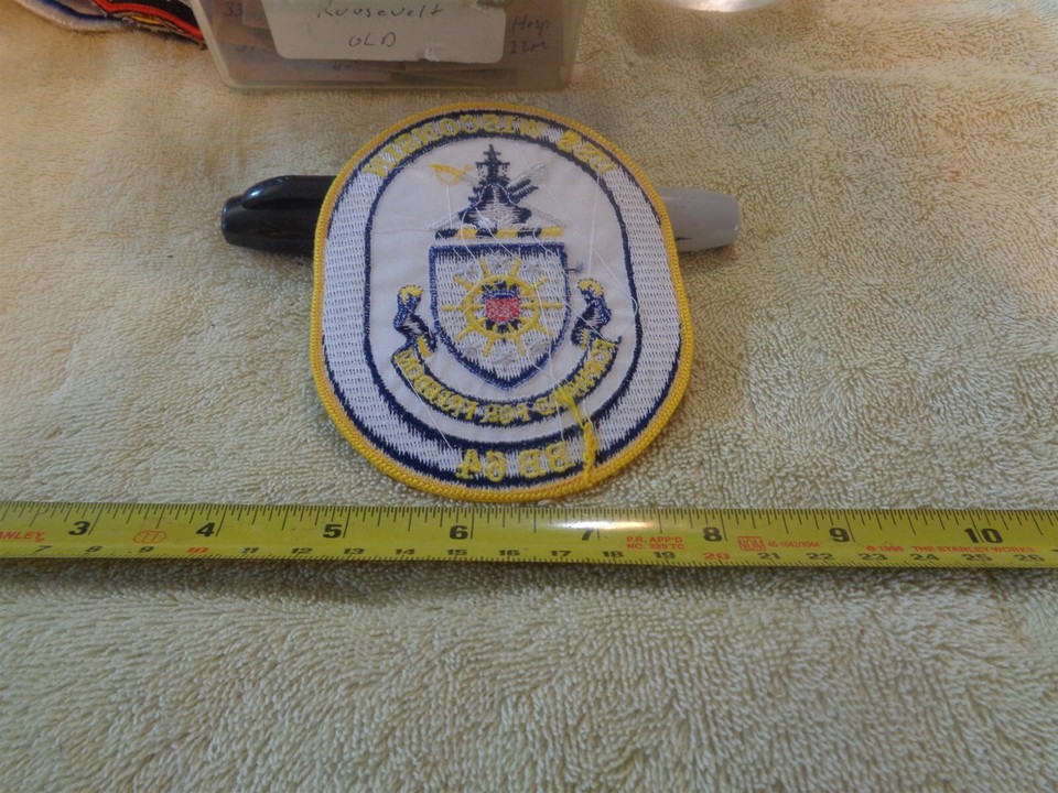 USS WISCONSIN BB 64 Color Jacket Patch (DRAW#C2) | eBay