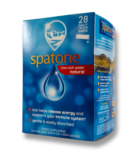 Spatone Iron Rich Water, Natural Iron Supplement, 20 ml x 28 sachets ...